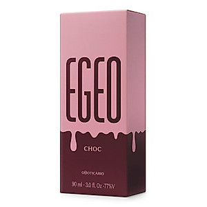 O BOTICARIO Egeo Choc Eau de Toilette, Orange Plum & Apricot Fragrance Perfume for Women, 3 Ounce