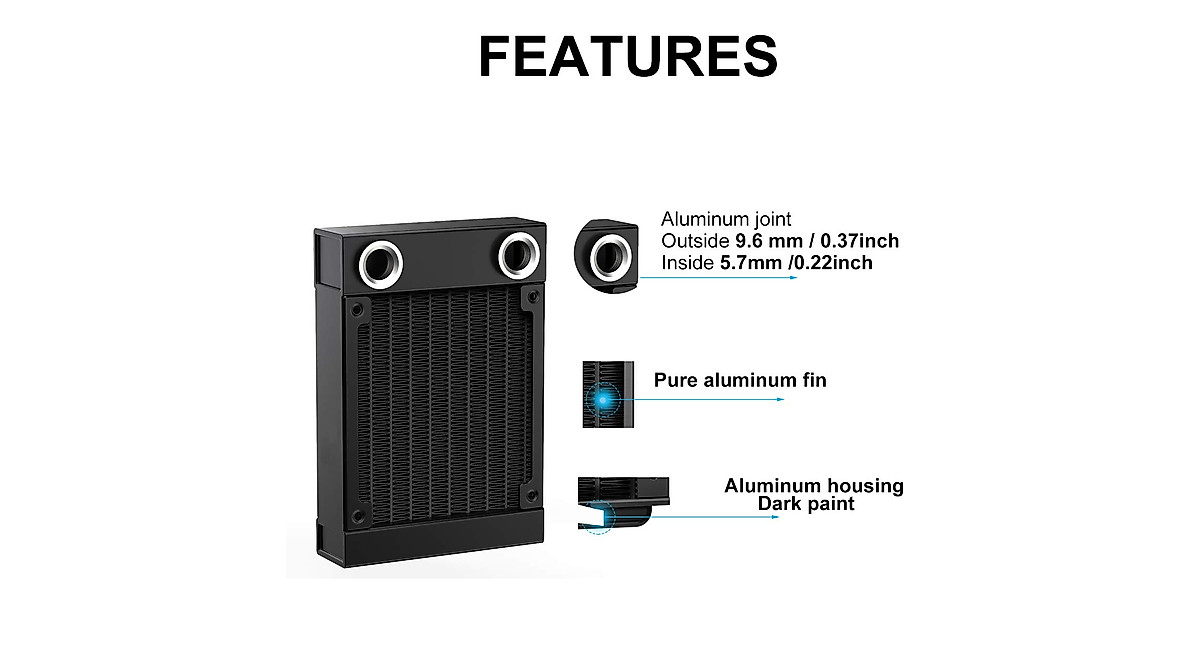 Clyxgs Water Cooling Radiator - High-Performance PC Heat Exchanger
