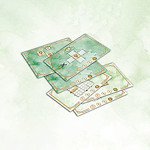 Railroad Ink Challenge: Lush Green Edition - Roll Dice and Draw Railways and Routes, Goal Cards to Expand Your Rail Map - Expansion Dice Included, Plays with 1-6 players, 20-30 mins, Ages 8 & Up