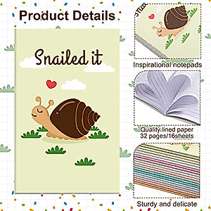 Pajean 20 Pcs Mini Notebooks Journal Notebook with Pun Motivational Notepads for Kids Reward Travel Present Supplies Inspirational Small Pocket Notepad School Office Home Gift