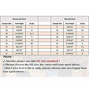 Women's Roller Skates Classic Leather High Top Double Row Skates Four-Wheel Shiny Roller Skates Perfect Indoor Outdoor Adult Roller Skates with Bag (Flash Wheel)