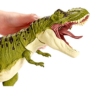 Jurassic World Tyrannosaurus Rex and Baby Tyrannosaurus Rex Jointed Dinosaur Figurines Toy Set for Children GCT98