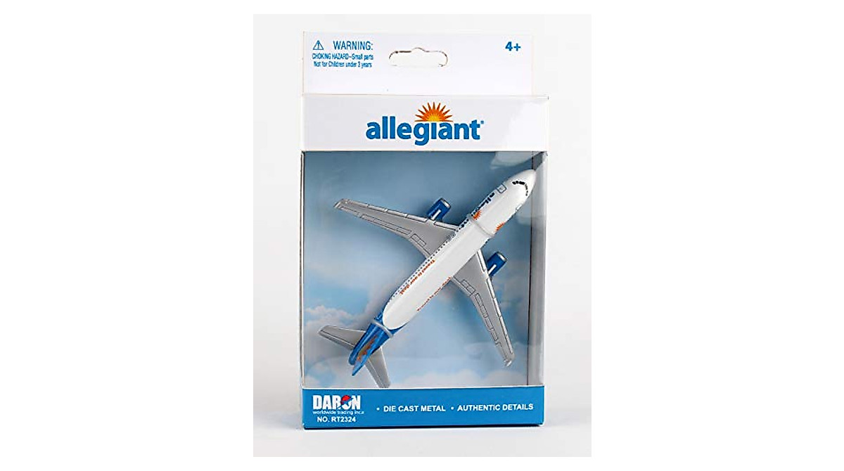 Daron Allegiant Single Plane – Realistic Die-Cast Airport Toy