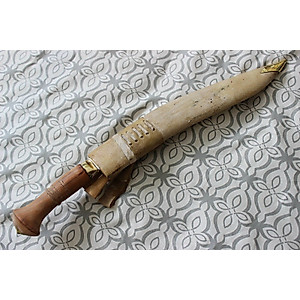 13" Traditional Sirupate Hunting Kukri - Hand Forged EGKH Factory Outlet in Nepal - Ready to use Outdoor Knives - Balance water tempered - Light Blade Hiking Khukuri