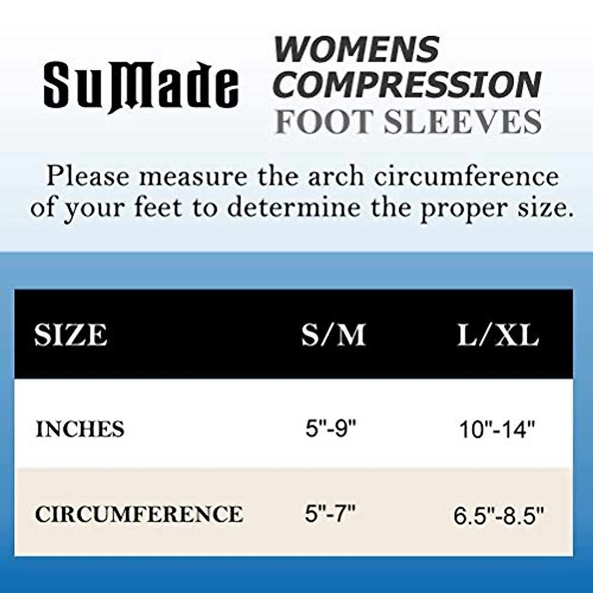 SuMade Compression Sleeve, Womens Girls Nurses Gifts Cycling Foot Arch Support Yoga Comfortable Sleeping Ankle Brace Socks For Plantar Fasciitis Injury Swelling 1 Pair Orange (S/M)