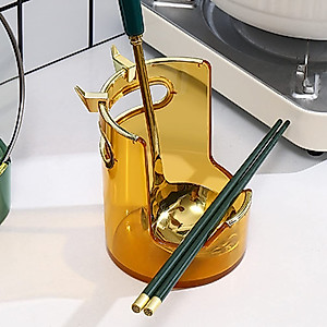 Lid Rack Kitchen Lid Holder Kitchen Spoon Rest Stovetop Spoon Rest Countertop Lid Holder Chopsticks Rest Wear-resistant Lid Utensil Rest Keeper Pot Holder Appliance Spatula The Pet