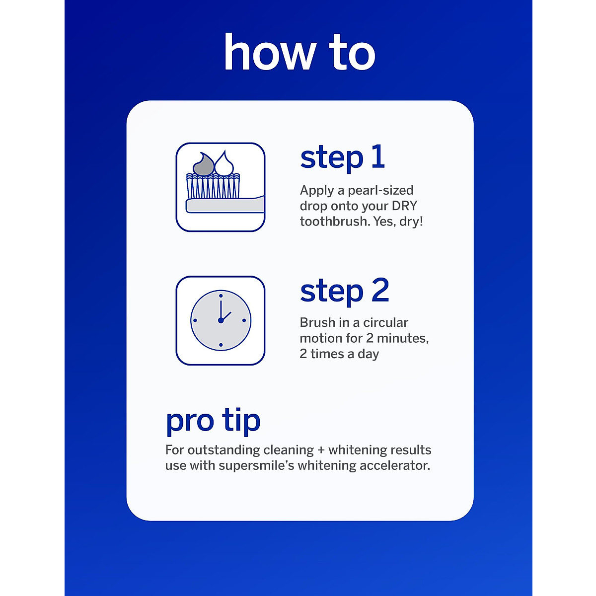 Supersmile Professional Teeth Whitening Toothpaste with Fluoride, Original Mint, 4.2 Oz