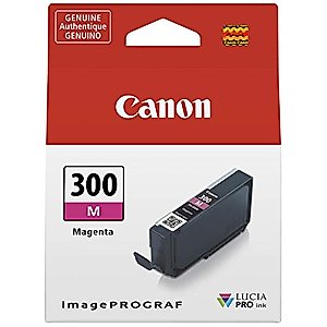Canon PFI-300 Lucia PRO Ink, Magenta, Compatible to imagePROGRAF PRO-300 Printer