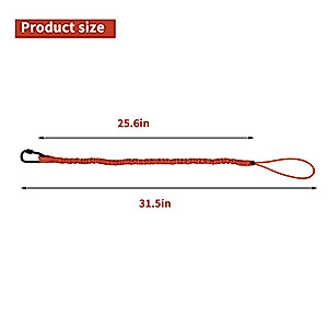 3 Pack Safety Fall Protection Lanyard, Retractable Tool Lanyard Safety Tool Leash with Adjustable Screw Lock Carabiner Clip (18 Lb Working Limit, 3 Color )