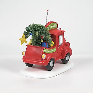Department 56 Dr. Seuss Grinch Village Accessories Who-Ville Christmas Deliveries Truck Figurine, 4 Inch, Multicolor