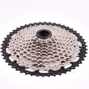 HOOSAM 11 Speed Bike Cassette 11-50T MTB Cassette 11 Speed Freewheel Bicycle Parts Fit for Mountain Bike, Road Bicycle, MTB, BMX, SRAM, Shimano