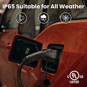 maXpeedingrods Level 2 EV Charger 40A, WiFi Electric Vehicle Charging Station, 240V J1772 Smart Wall EVSE 16 to 40 Amp Adjustable, IP65 UL Listed & Energy Star, 24ft Cord & Nema 14-50 Plug