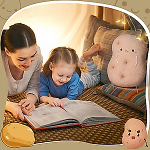 Marble Empire Potato Pillow Plush Toy Kawaii Stuffed Food Plushie Soft Decorative Throw Pillows 15.7"