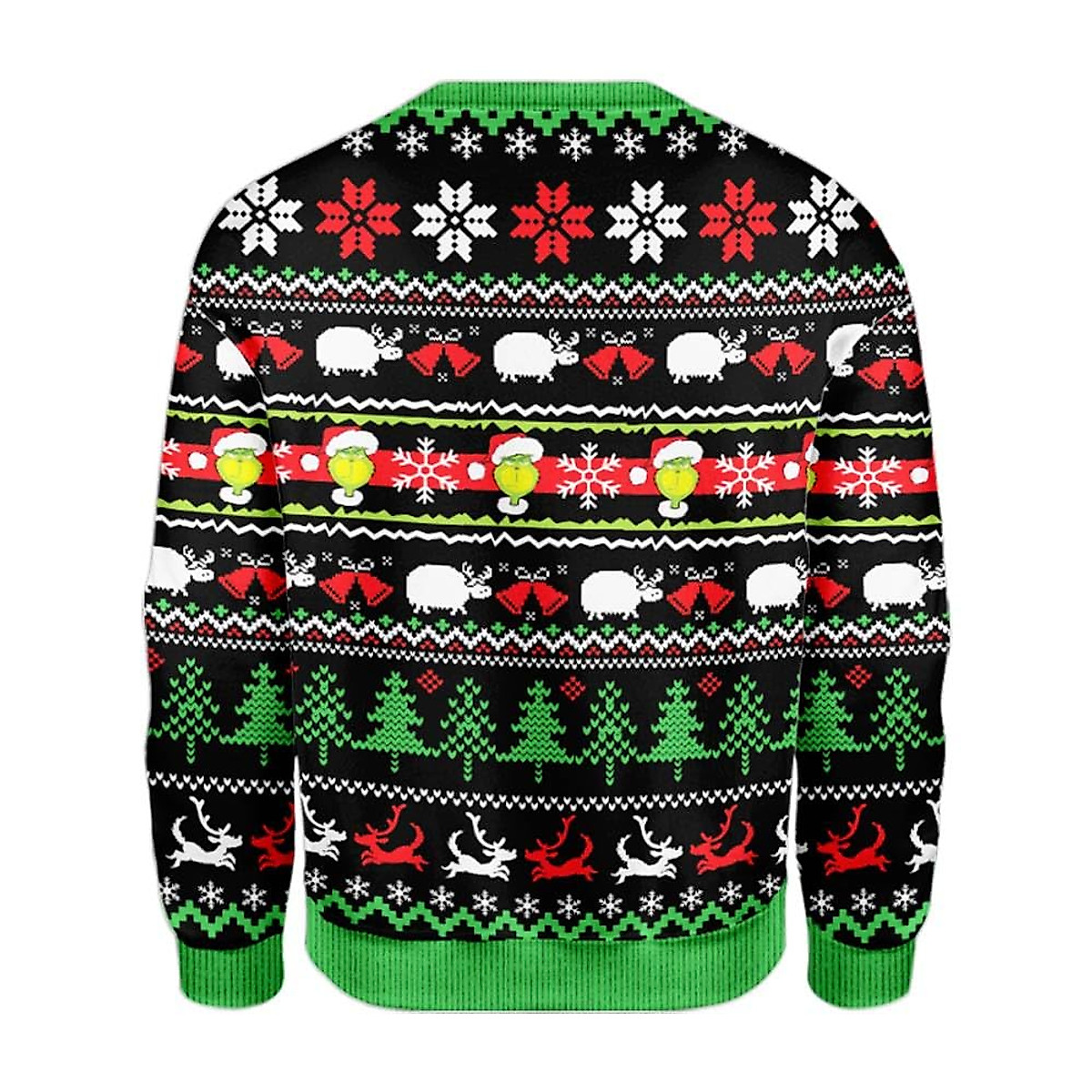 My Day I'm Booked Funny Christmas Sweatshirt, Unisex 3D Xmas Print Crew Neck Pullover Sweatshirt for Men Women