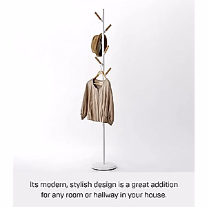 Yamazaki Home Hanger | Steel | Coat Rack, One Size, White