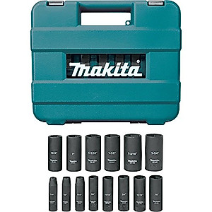Makita A-96372 1/2" Drive Impact Socket Set (14 Piece)