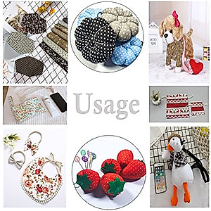 OZXCHIXU 7PCS/lot Coffee Series Floral Cotton Fabric Quilting Patchwork Fabric Fat Quarter Bundles Fabric for Scrapbooking Cloth Sewing DIY Crafts Handmade Bags Pillows 19.7X19.7inches