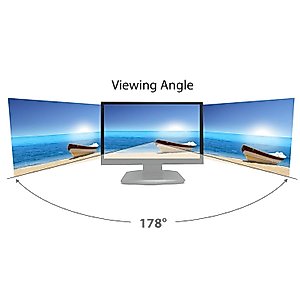 1stPV 23.6" Super HD 5MP 16:9 Professional Security Monitor, 1 HDMI, 2 BNC Inputs(HD-TVI/AHD/CVI/CVBS) & 2 BNC Outputs, Working with Super HD 5MP Security Cameras Directly in Addition to DVR/NVR & PC