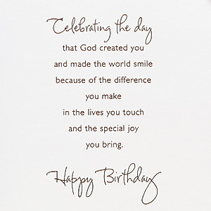 American Greetings Religious Birthday Card (A Gentle Soul)