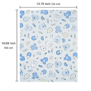 MAYPLUSS Wrapping Tissue Paper - 90 Sheets - Baby Boy Design - 13.7 inch X 19.7 inch Per Sheet