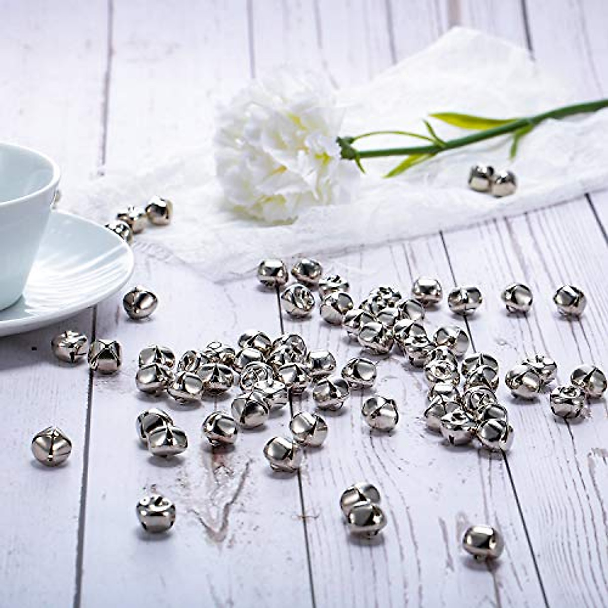 Jingle Bells for Craft, 300 Pieces Bulk DIY Christmas Bells for Decoration, Home Decoration