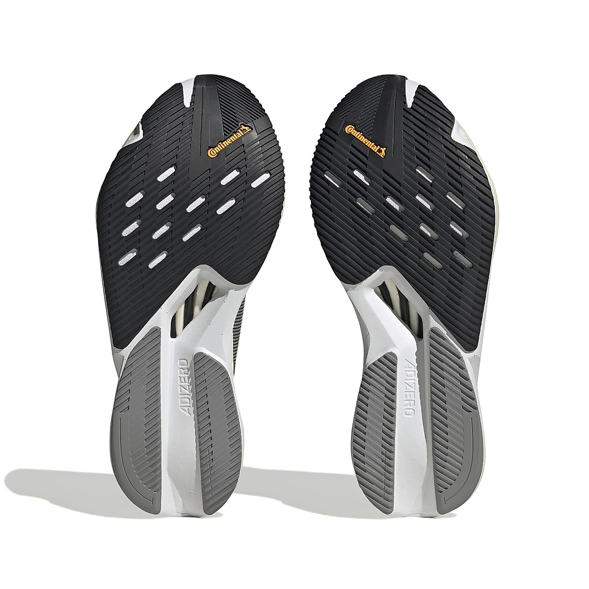 adidas Women's Adizero Boston 12 Sneaker, Black/White/Carbon, 9