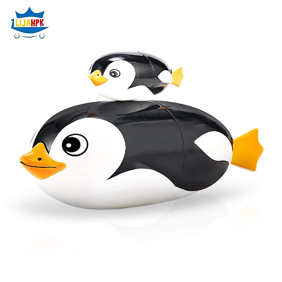 Battery Operated Swimming Penguin Race Dive Flip Water Bathing Toys Water Tub Pool Toys Summer Toys