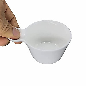 NC 3 Oz porcelain Dip Bowls with Handle, Ketchup Sauce Dish, Ceramic Dipping Bowl Set, Serving Bowls for Side Dishes,Set of 6