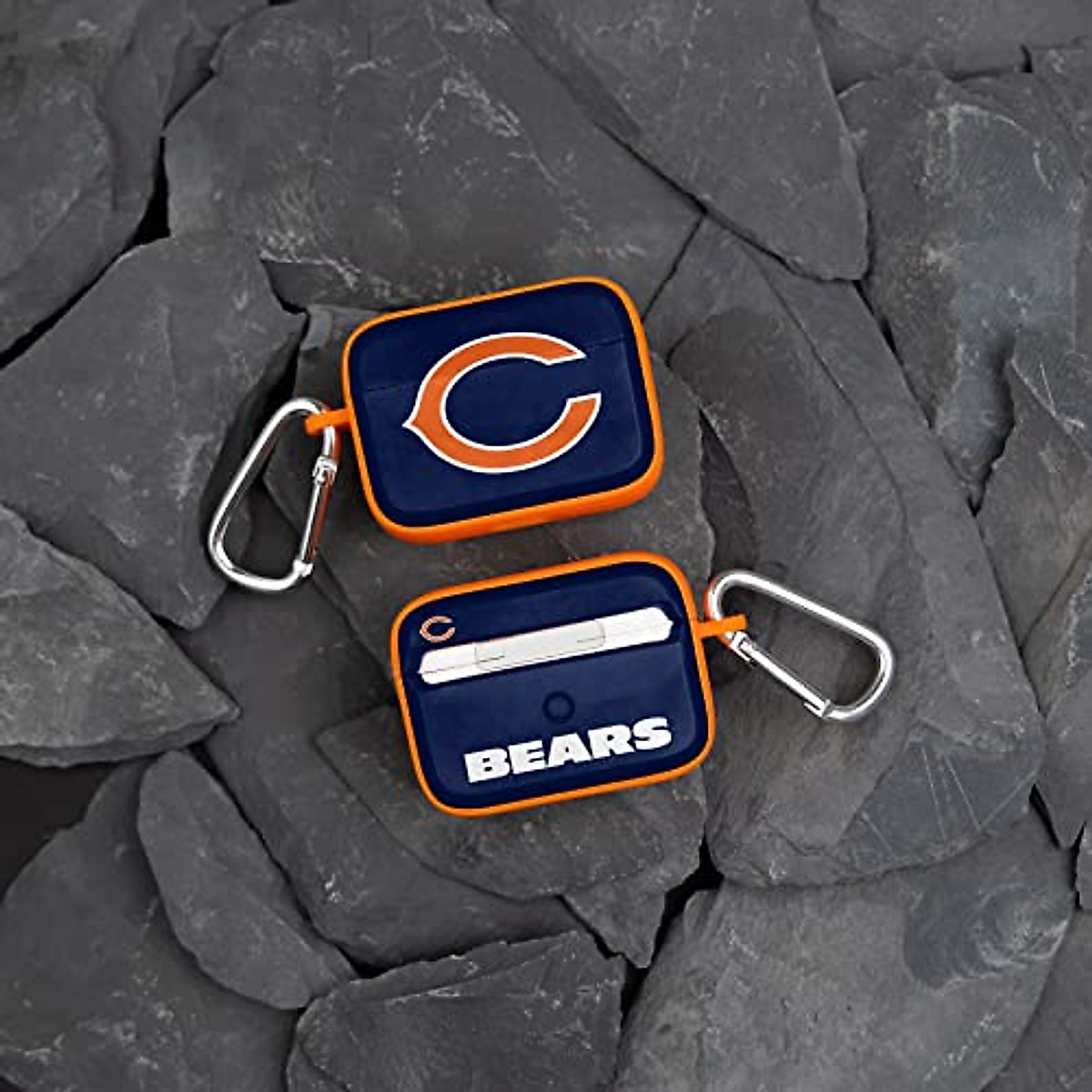 GAME TIME Chicago Bears HDX Case Cover Compatible with Apple AirPods Pro 1 & 2 (Classic)