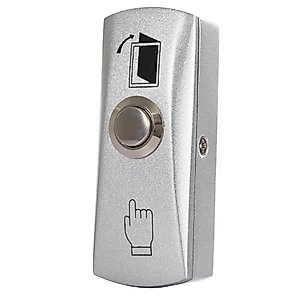 UHPPOTE Zinc Alloy Shell Door Push to Exit Button NO/COM Output for Access Control