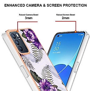 Compatible with Oppo Reno6 Pro 5G Case Cover,Compatible with Oppo Reno 6 Pro 5G for Mobile Phone TPU Case Cover ZH