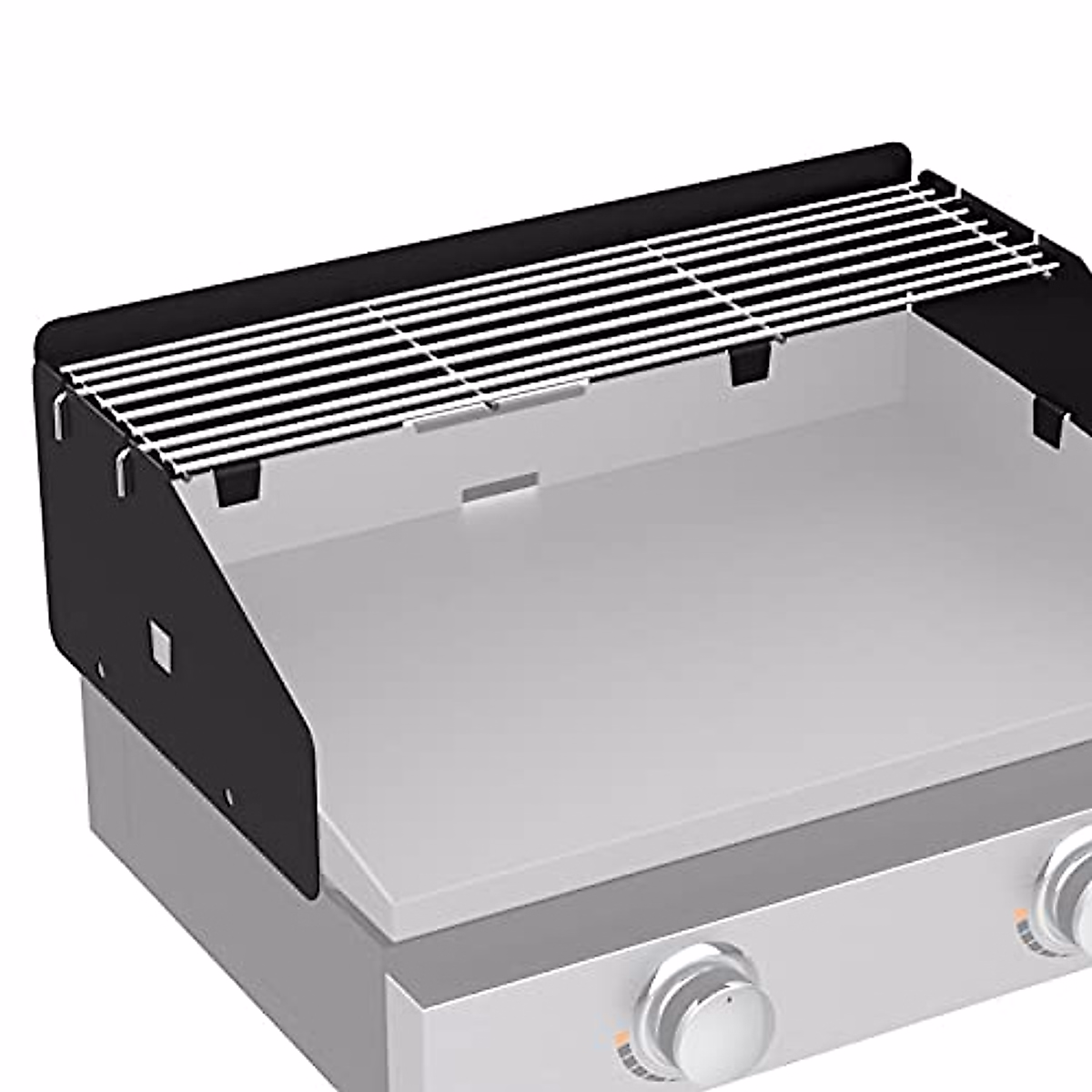 MixRBBQ Griddle Wind Guard and Warming Rack Set for Blackstone 22 Inch Griddle, Outdoor BBQ Cooking Grill Accessories Wind Screen & Cooking Grid