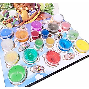 PANSHAN Fidget Advent Calendar 2023 Crystal Slime Christmas Countdown Calendar Toys Holiday Set 24 Days Xmas Surprise Gift Toys for Kids Girls Boys Ages 3 4 5 6 7 8 9+