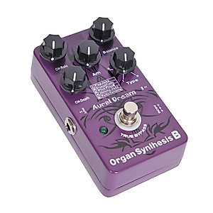 Aural Dream Organ Synthesis B Guitar Effect Pedal includes POP Jazz,Groovy&Funky,Jimmy Jazz and Funky Comping effects with Rotary Horn,Percussion and Chorus Modules,True bypass.