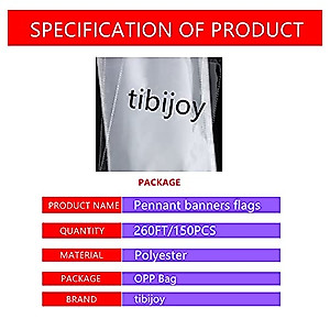 tibijoy 260 Feet Green Pennant Banners Flags DIY String Triangle Bunting Flags Polyester Banners for Party Grand Opening,Christmas Party,Outdoor Decorations,150 Pcs