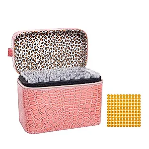 84 Slots Diamond Storage Box Diamond Embroidery Rhinestones Painting Accessory Jewelry Beads Organizer Carry Case Zipper Design