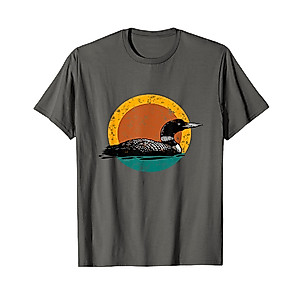Faded Loon Earthy Design with Retro Colors T-Shirt