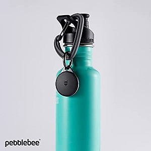 Pebblebee Clip | Rechargeable Item Tracker | Compatible with Apple Find My | 500ft Bluetooth | Water Resistant | Works with Google Assistant & Amazon Alexa