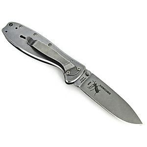 BLUE RIDGE Knives Zancudo Black/Stonewash Framelock Folder