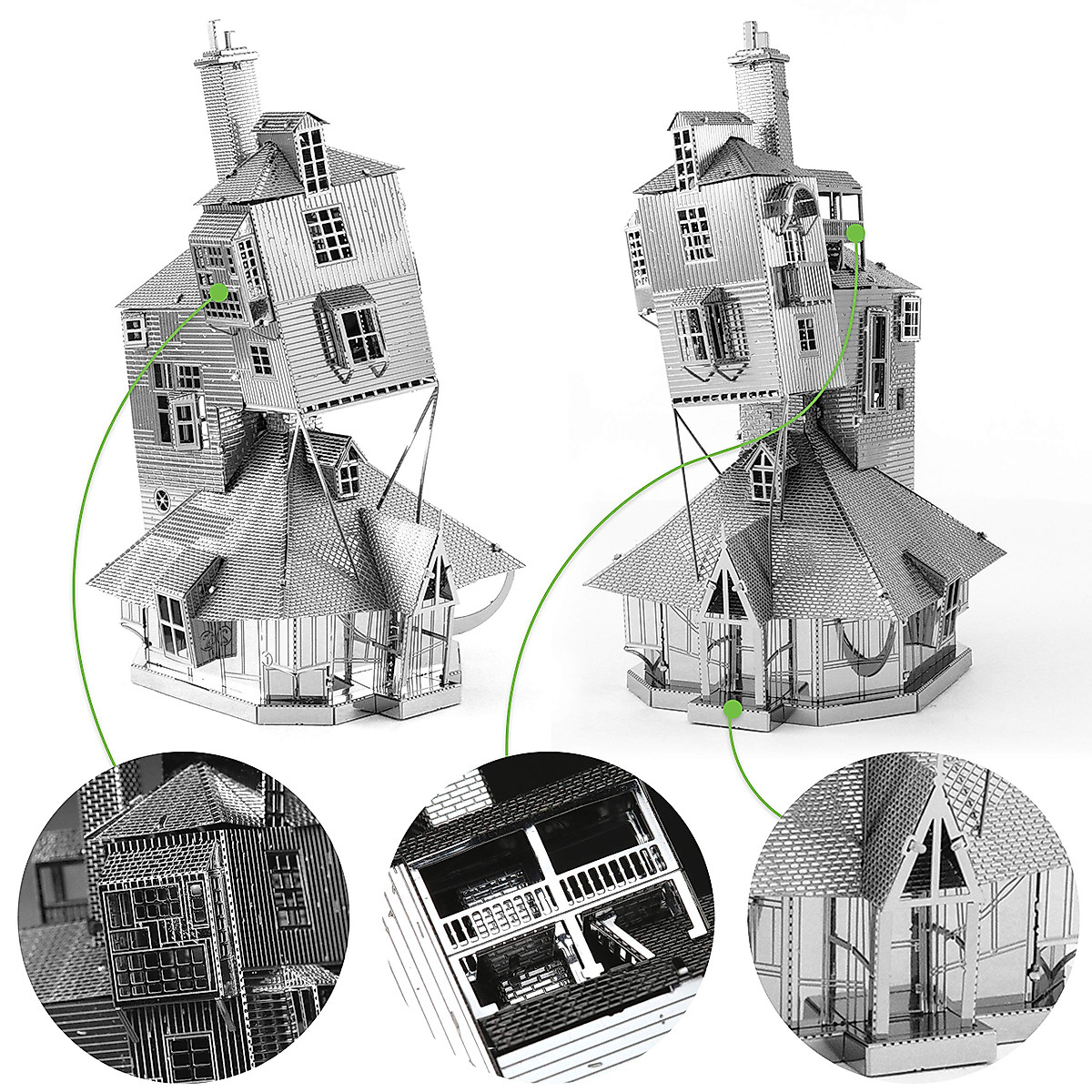 Fascinations Metal Earth Harry Potter The Burrow 3D Metal Model Kit