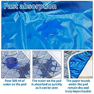 Tfwadmx Guinea Pig Cage Liners Washable Guinea Pig Pee Pads Waterproof Reusable Rabbit Bedding Mat Super Absorbent Pee Pad Anti-Slip Bottom Cage Accessories for Small Animals 