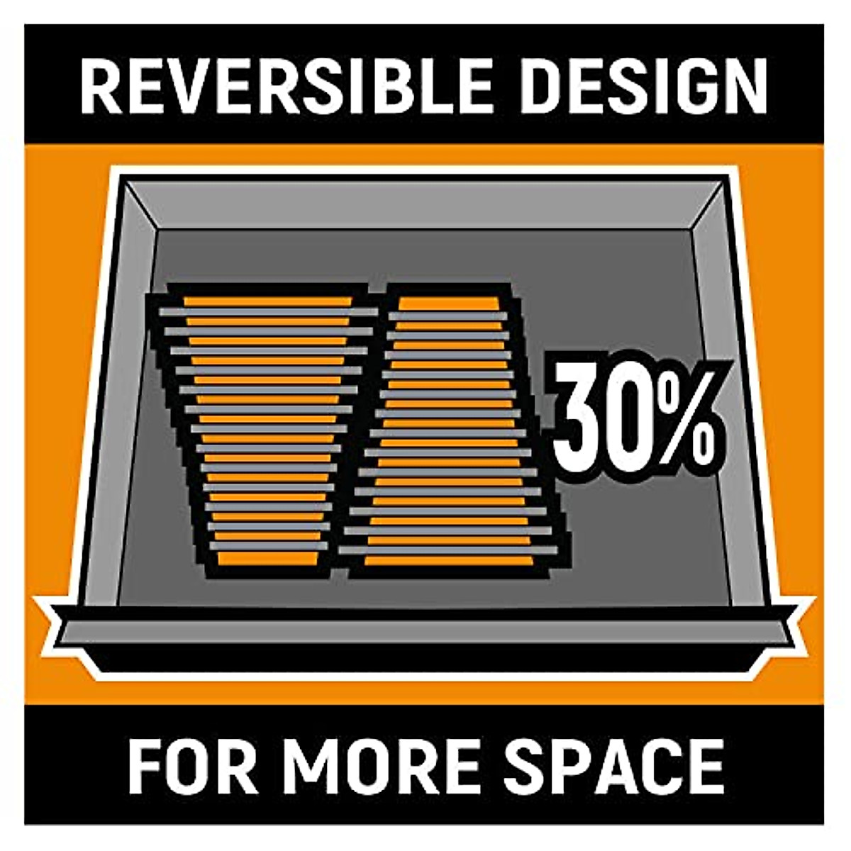 GEARWRENCH 2 Pc. Reversible Wrench Rack, 16 Slot - 83121