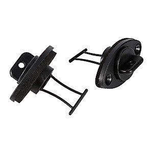 Vbestlife Universal Drain Plug Kit,Thread Bung for Canoe Dinghy Kayak Boat Set of 2 Plugs and 4 Screws Boat Drain Holes Kayak Plugs for Pelican