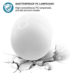 Lightdot 61IN Gold Floor Lamp, Globe Standing Lamp with 2PCS 3000K G9 Bulbs Soft Warm White Eye Care, Mid Century Modern Floor Lamp for Living Room Bedroom Home Decor