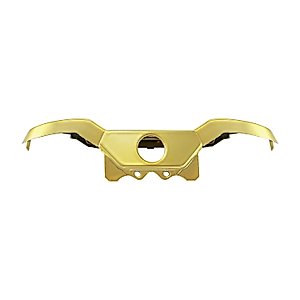 2PCS Chrome LB RB Bumper Trigger Buttons with Tools for Xbox One Elite Controller & Xbox One Controller with 3.5mm Jack (Gold)