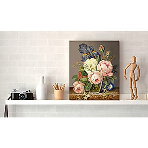 Artmaple Paint by Number for Adults Beginner Students,Ideal Gift Choice for Easter Day and Mother's Days, Birthday, DIY Acrylic Painting Kit for Room Decor (16x20, A Bunch of Flowers)