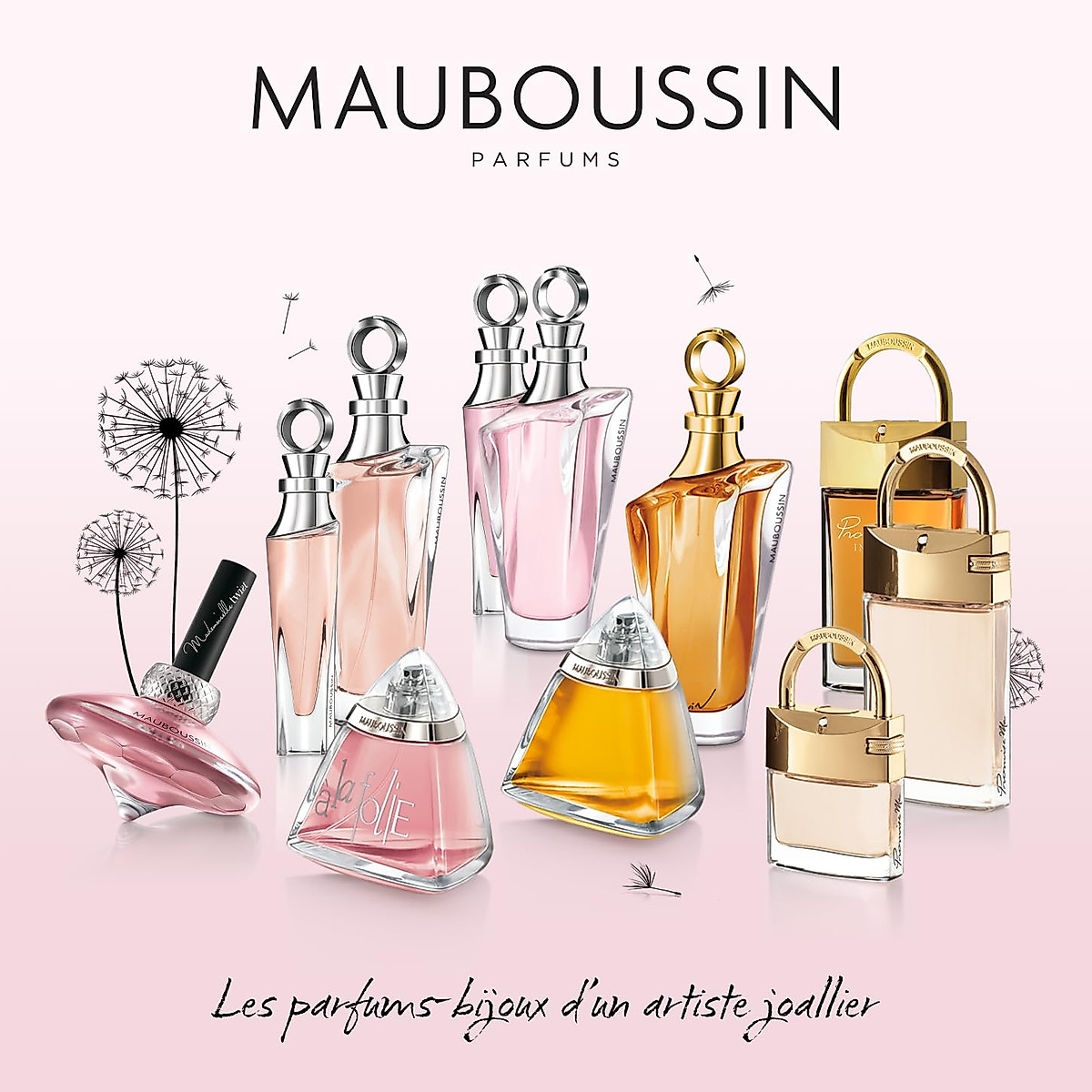 Mauboussin - Rose Pour Elle 100ml (3.3 Fl Oz) - Eau de Parfum for Women - Floral, Fruity & Fresh Scents