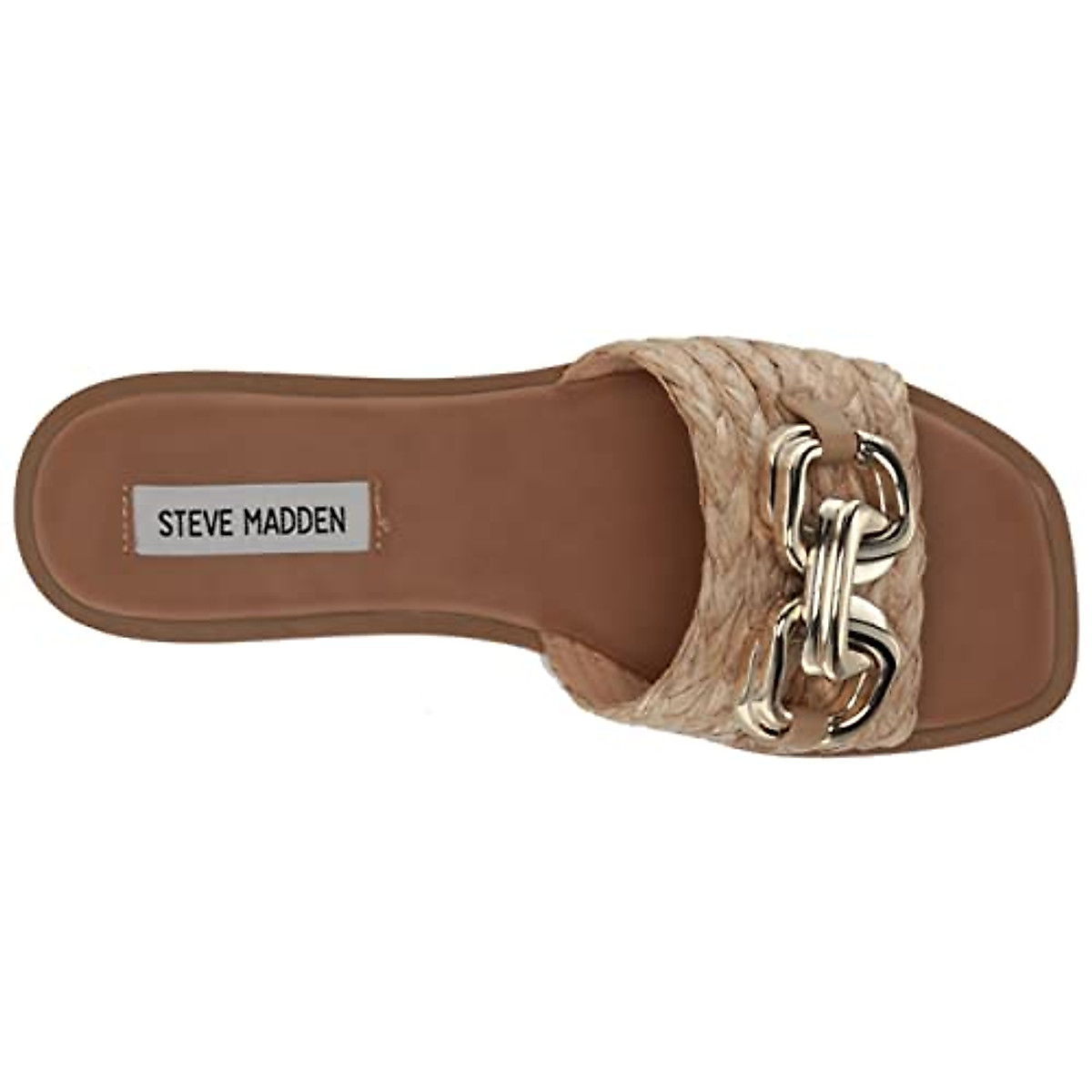 Steve Madden Women's Gene Sandal, Raffia, 7.5