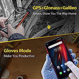 Ulefone Rugged Smartphone Unlocked, Armor 8 4GB + 64GB Android 11, 16MP Triple Waterproof Camera, IP68/IP69K Durable, 6.1 inch HD+, 4G Dual SIM, 5580mAh Battery, NFC, OTG, Fingerprint Face ID, Black