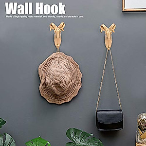 Animal Shape Resin Wall Mounted Hooks Coat Bag Hanger Clothing Hooks Hanging Racks Bathroom Wall Towel Hanging Hook Single Wall Hook Bathroom Decoration(Goat),Coat Hook